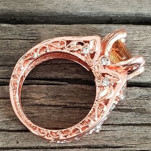 Jewelry | Rose Gold And Silver Costume Ring Nwot | Poshmark